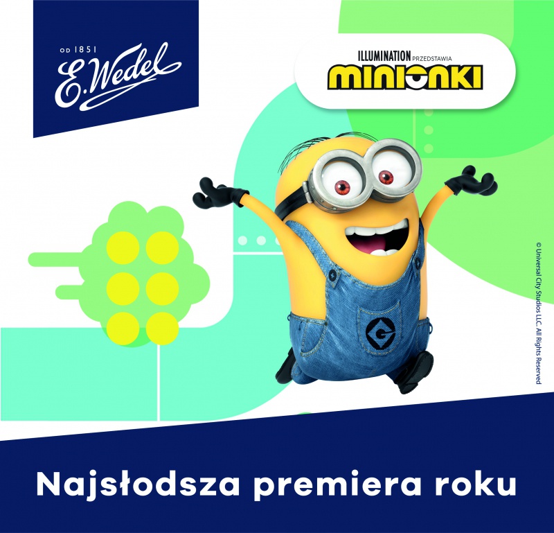 Na opakowaniach wedlowskich słodkości ponownie pojawiły się Minionki ...